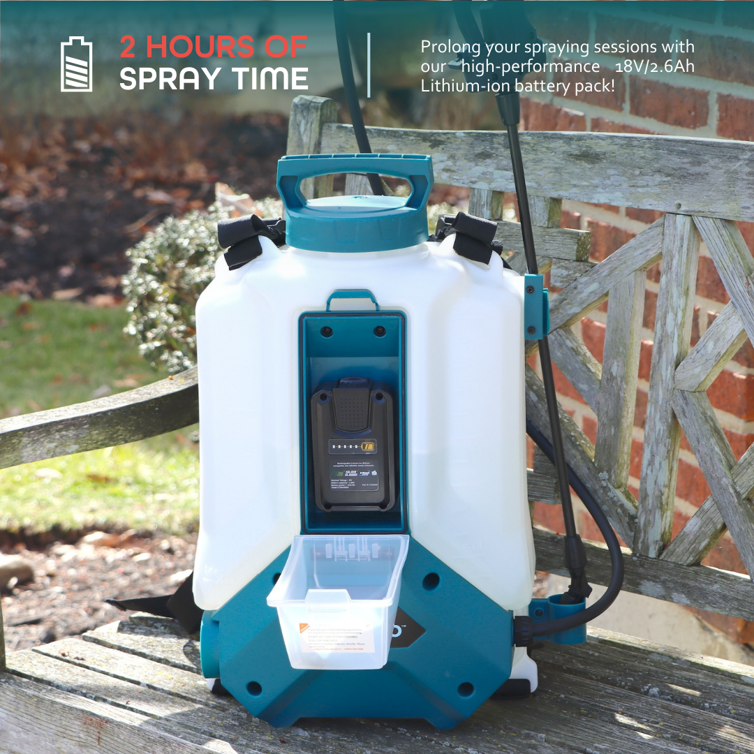 Tornado 4-Gallon Battery Powered Backpack Sprayer | SprayMate®